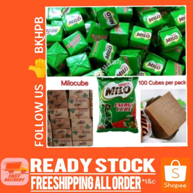freepos MILO KIUB 100PCS ( 1 PACK) | Shopee Malaysia