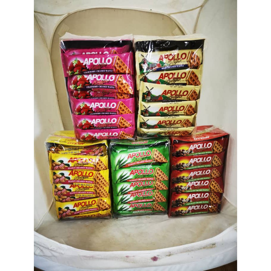 APOLLO WAFFLES ALL 18G X 36 PKT | Shopee Malaysia