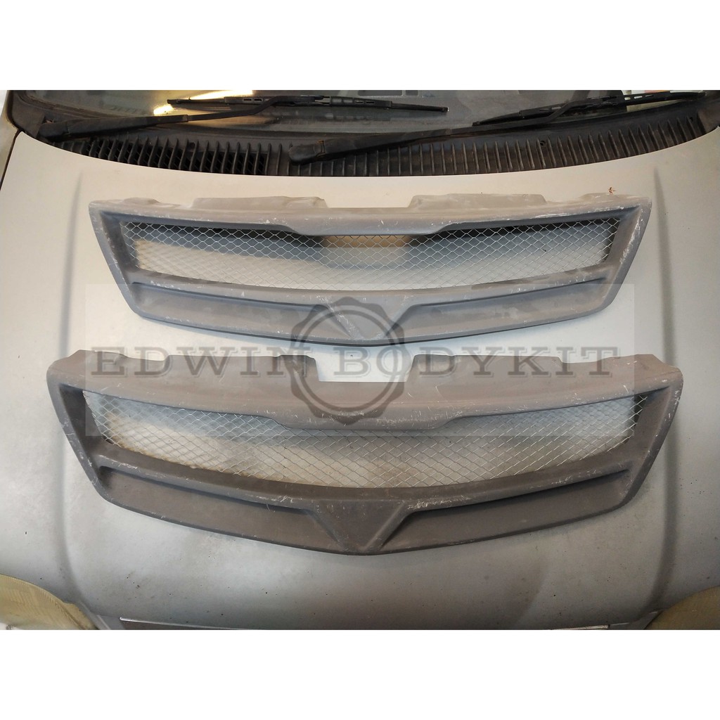 Kia Forte R3 Front Grill With Logo Road Run Fiber Bodykit Naza Front ...