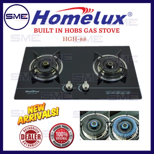 HOMELUX HGH-88 2 Burners Built-In Flexi Hob | (Flexible Hob,Gas Cooker ...