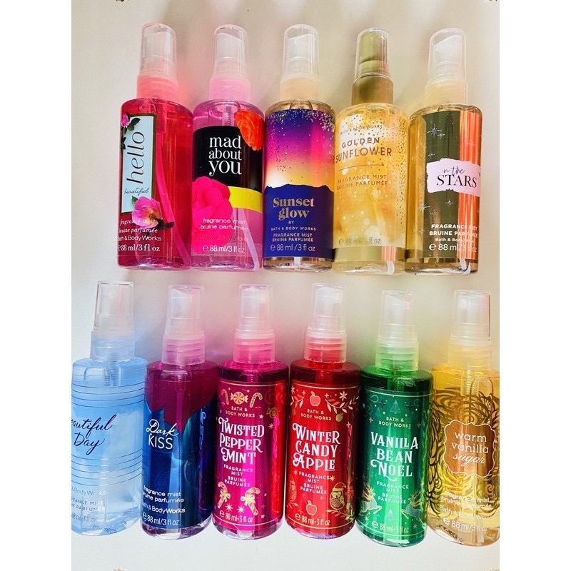 TRAVEL FRAGRANCE MIST 88ml BATH BODY WORKS | Shopee Malaysia