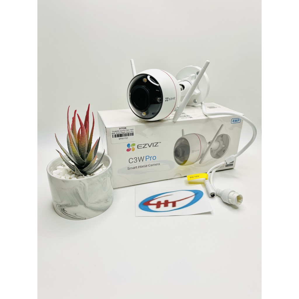 Ezviz C3W Pro 4MP Wifi camera Smart home camera (24/7 color, AI person ...