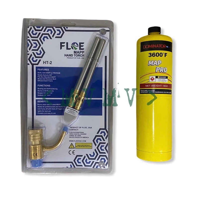 Double Torch Double Barrel Torch Mapp Gas Torch Hand Torch Welding ...