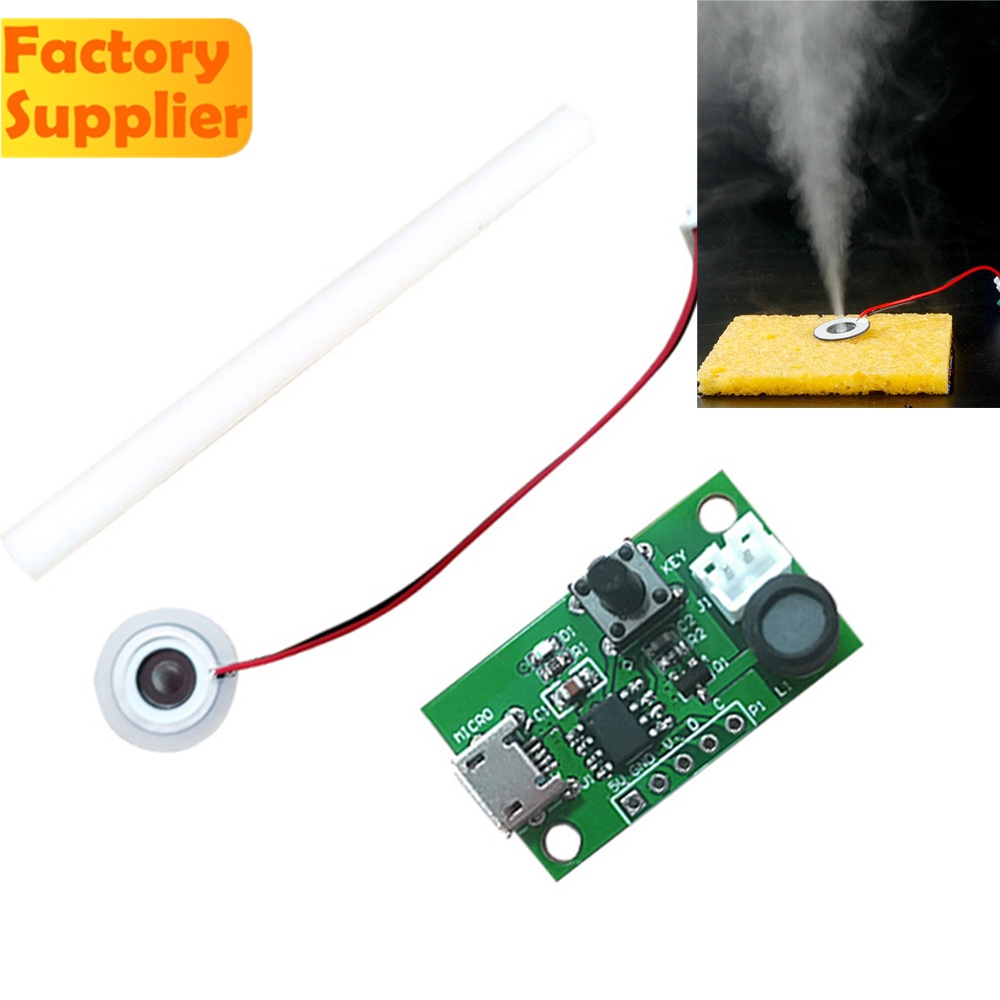DIY USB 110KHz Ultrasonic Mist Maker Atomizing Fogger Ceramic ...