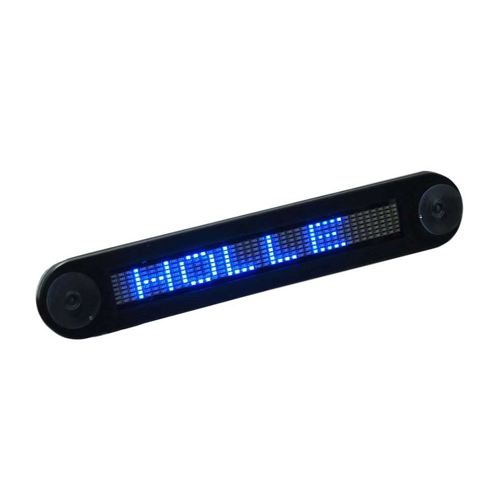 Upgraded Car Mini Super Slim LED Programmable Message Sign Scrolling ...