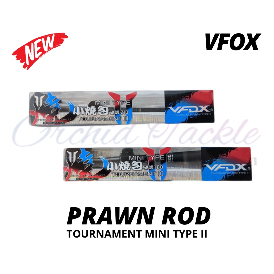 (NEW) VFOX TOURNAMENT MINI TYPE II PRAWN ROD😍😍 | Shopee Malaysia