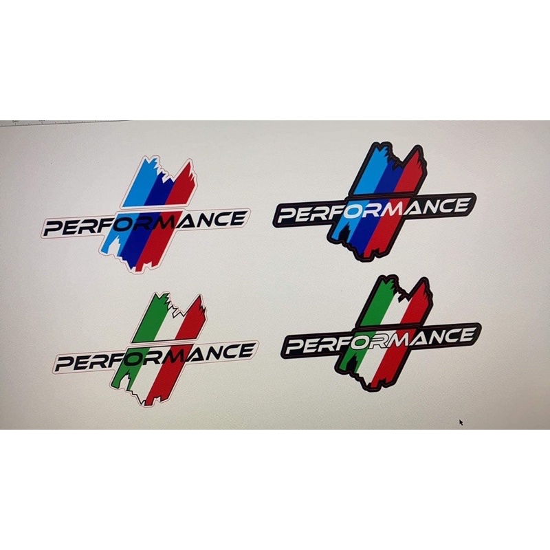 Performance ITALY / AMG BMW stamp, genuine high quality pvc material ...