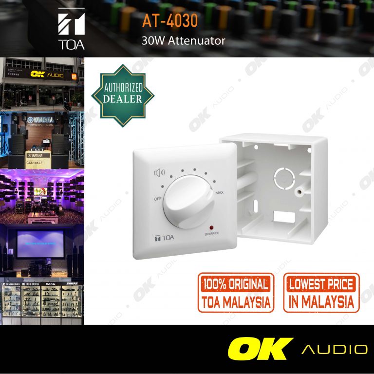 TOA AT-4030 30W Attenuator Volume Control | Shopee Malaysia