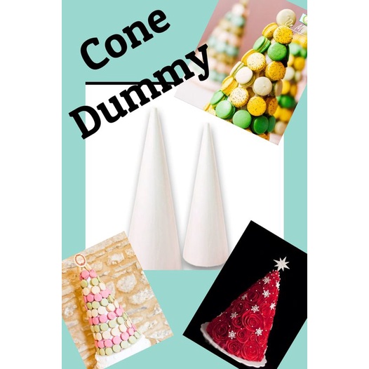 Cone Dummy/Styrofoam Polystyrene /12inch High/Base Diameter 4.5 inch ...
