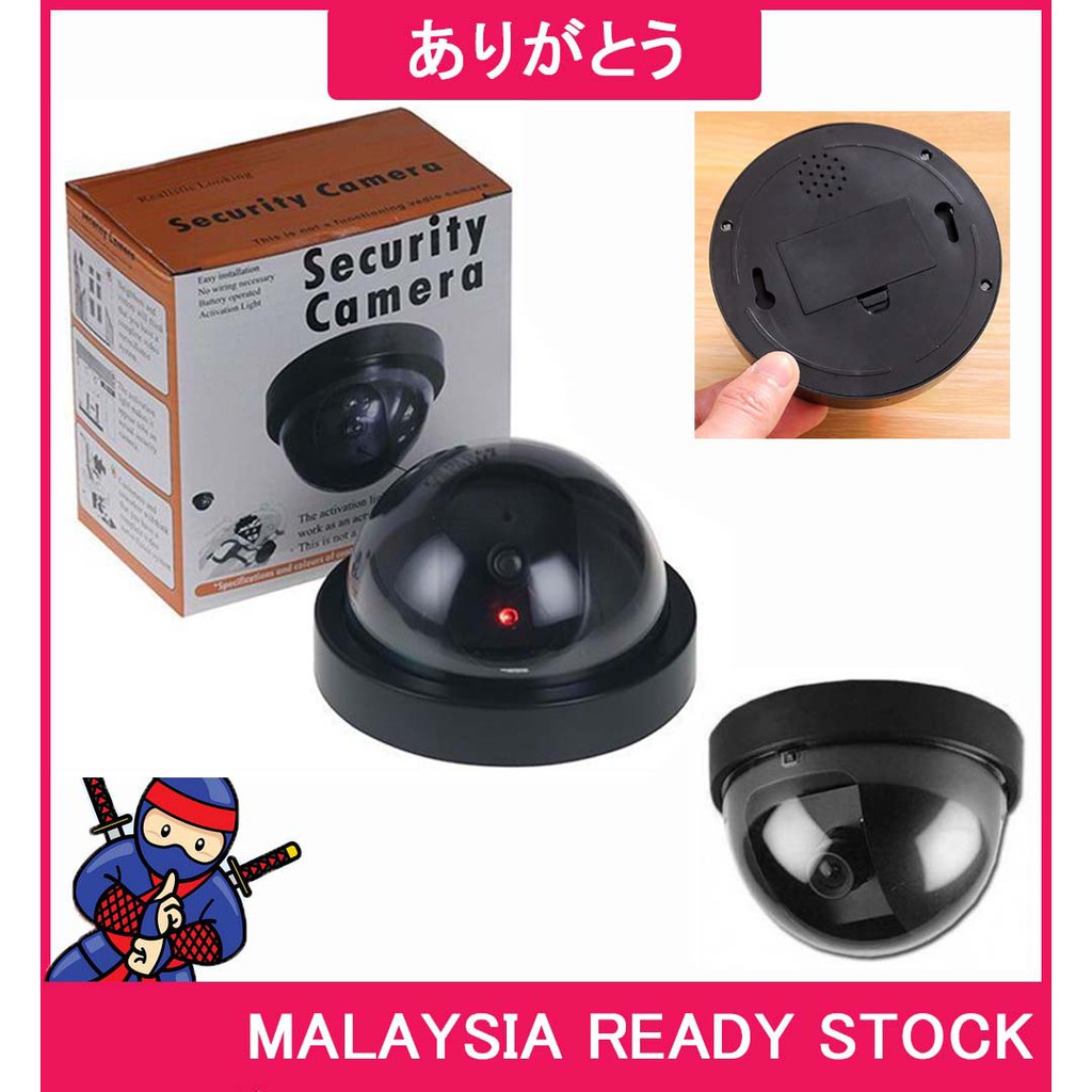 Arigatou Wireless Fake Dummy CCTV Simulation Model LED Beam Security ...