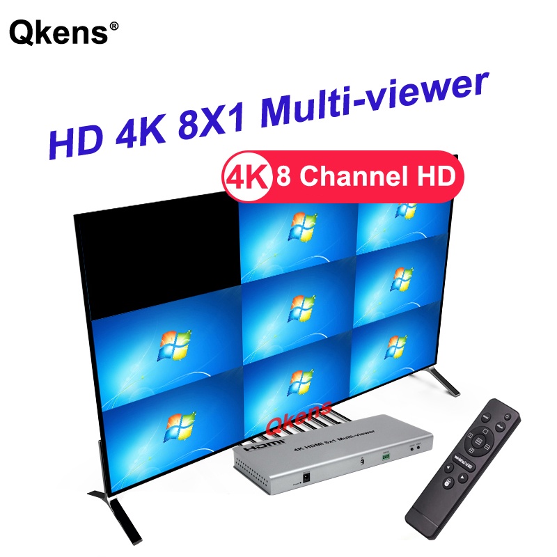 4k 8x1 Hdmi Multi Viewer 1080p 4x1 Quad Screen Multiviewer Splitter