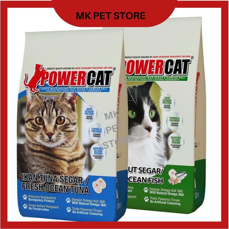 POWERCAT CAT FOOD 6.5KG (Fresh Ocean Fish / Fresh Ocean Tuna) | Shopee Malaysia