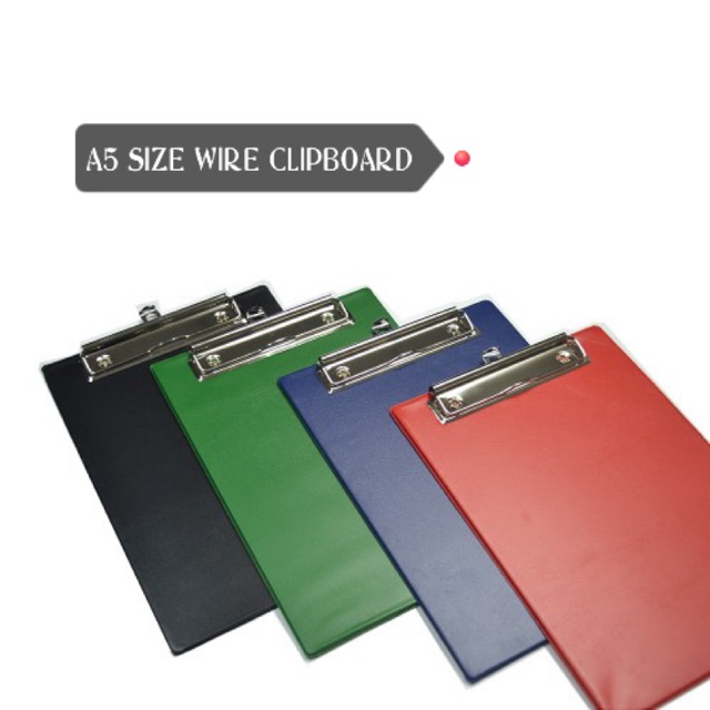 Emi-File Wire Clip board ( 1340 ) A5 SIZE | Shopee Malaysia