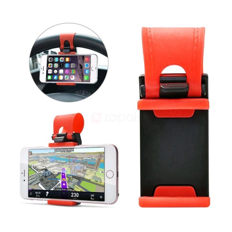 🔥Local Seller🔥 Car Steering Wheel Mount Phone Smartphone Holder GPS ...