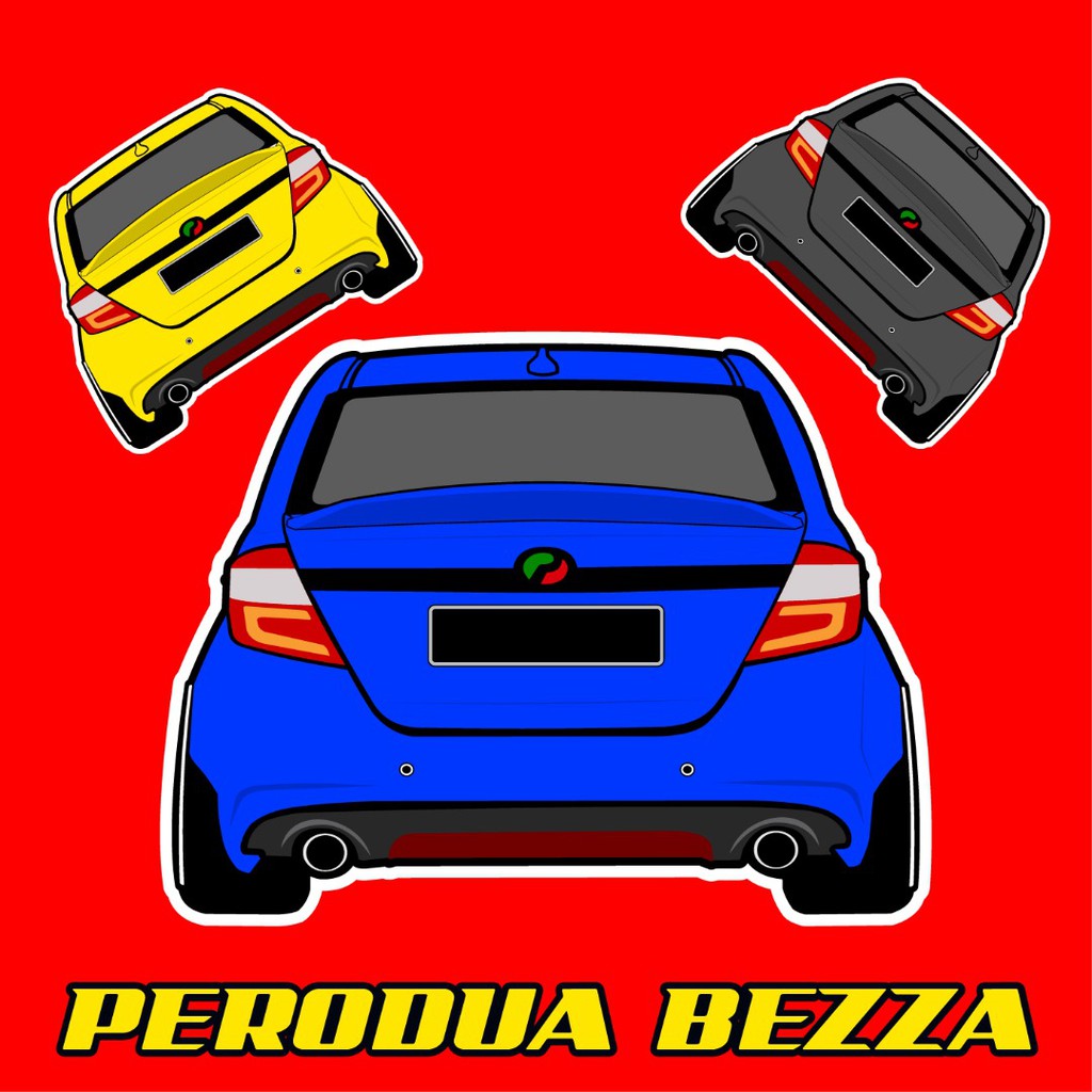 PERODUA BEZZA STICKERS | Shopee Malaysia