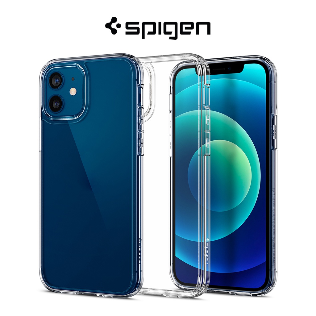 Spigen Slim Design Ultra Hybrid Case For iPhone 12 Pro/12 - Clear ...