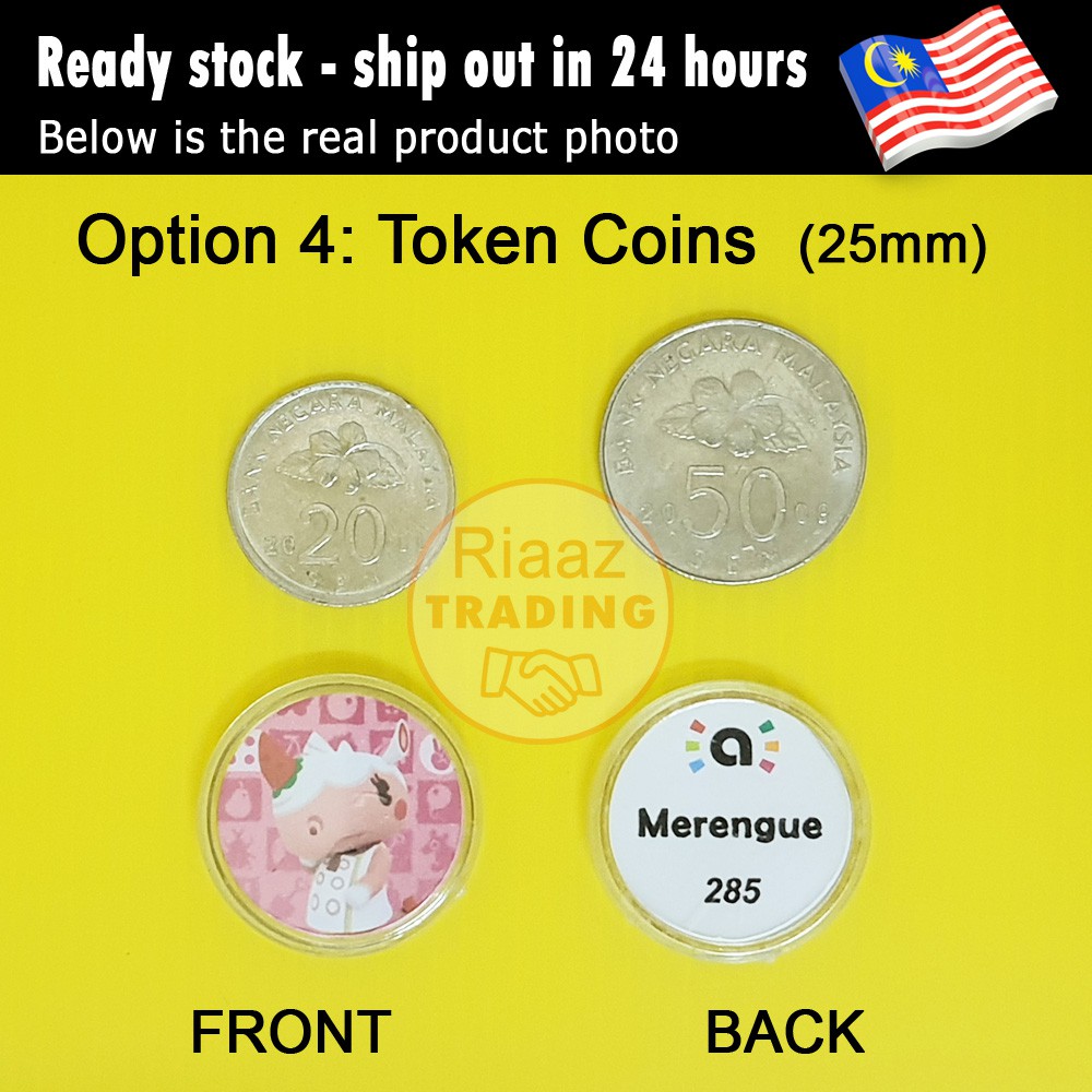 Merengue 285 - Token Coin or Card - Animal Crossing Amiibo Card - New ...