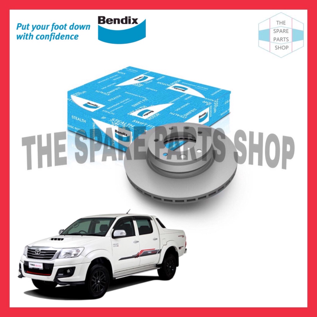 TOYOTA HILUX KUN26 GUN125 FORTUNER LANDCRUISER VX200 FRONT BRAKE DISC ...