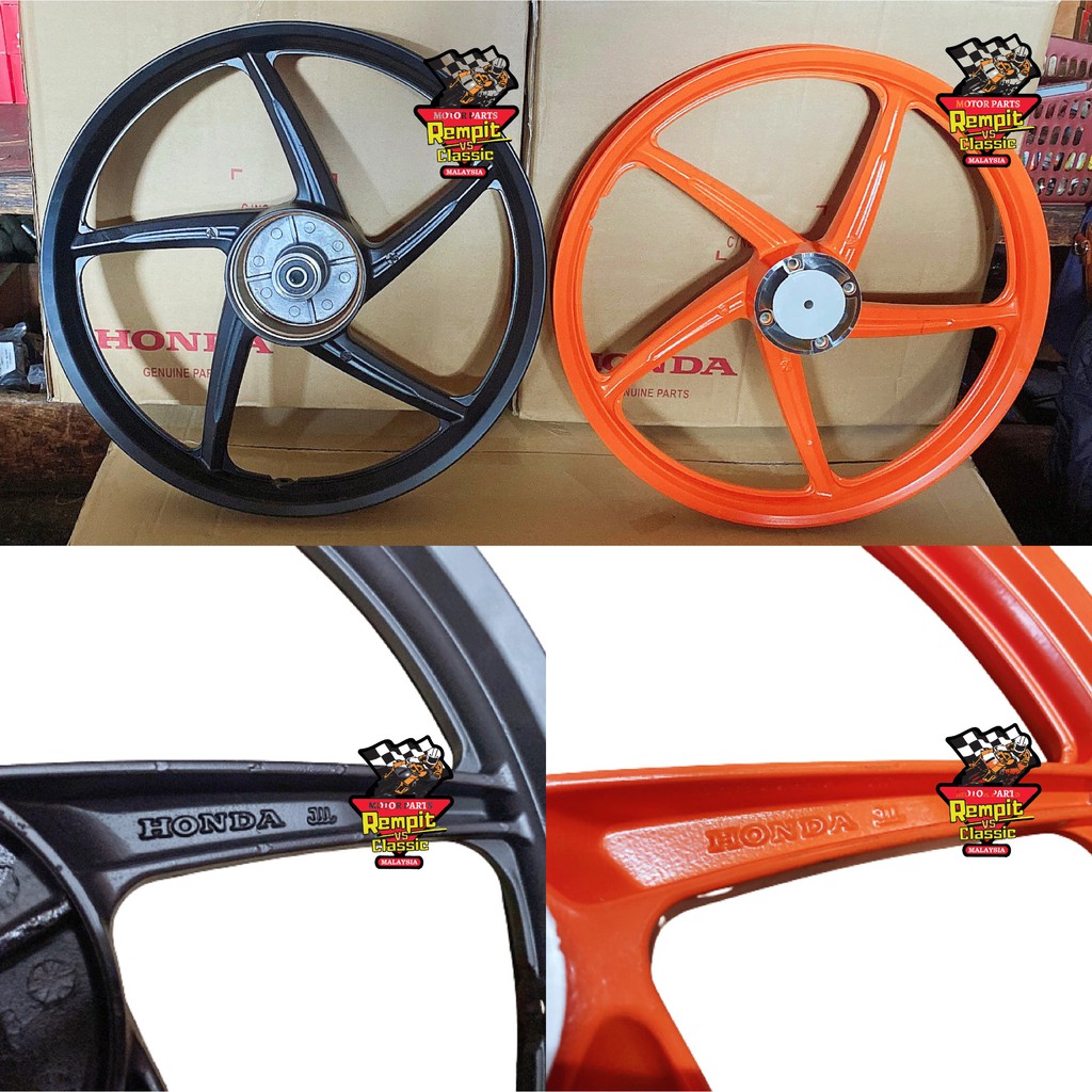 REMPIT Wave110 Dash Black / Oren Original Honda Sport Rim (Front Disk ...