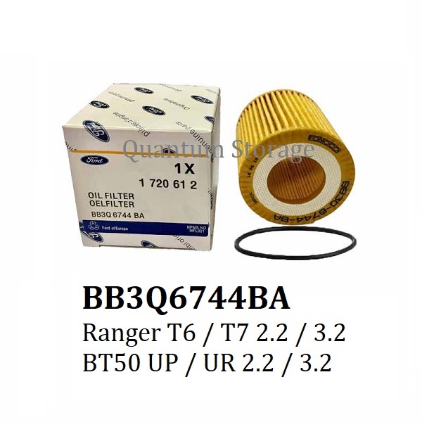 Ford Mazda Engine Oil Filter BB3Q6744BA Ranger T6 T7 BT50 2.2 3.2 ...