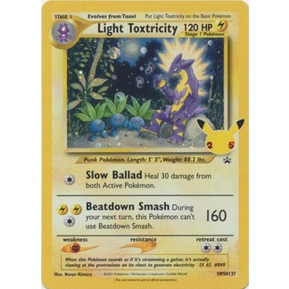 Light Toxtricity - SWSH137 - Holo Promo Pokemon Sword & Shield Promos ...