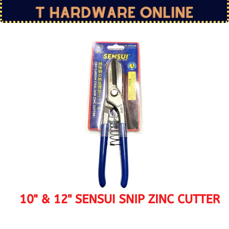 Sensui carbon steel snip zinc cutter 10" & 12" | Shopee Malaysia