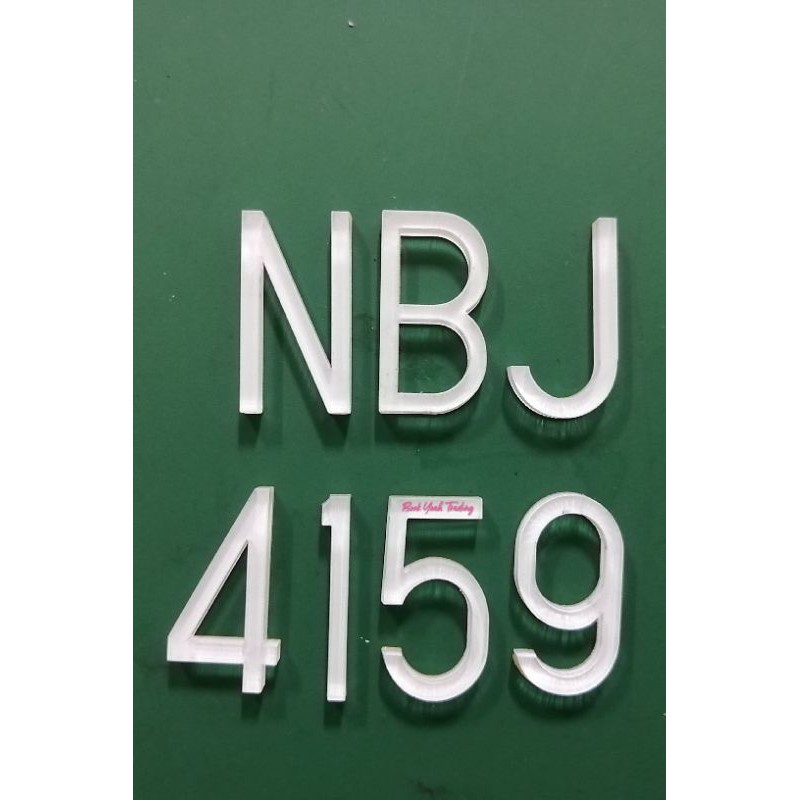 Number plate Small ( Q-5 ) | Shopee Malaysia