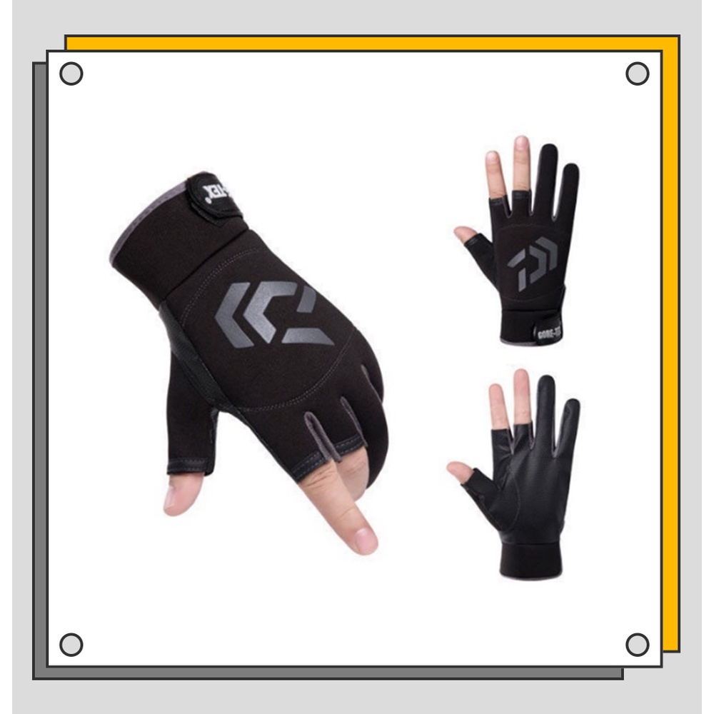 Fishing Gloves Daiwa Glove Memancing Glove Pancing Sun Protection Breathable Outdoor Glove ...
