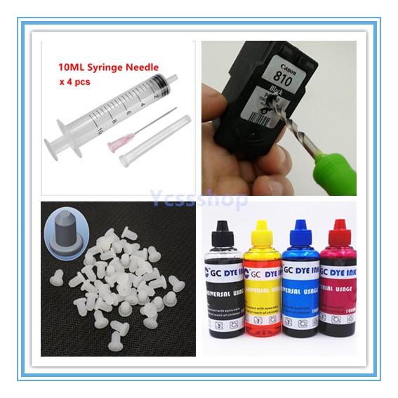 Ciss Refill Ink 100ML for Canon/hp/epson/brother Inkjet Printer DIY ...