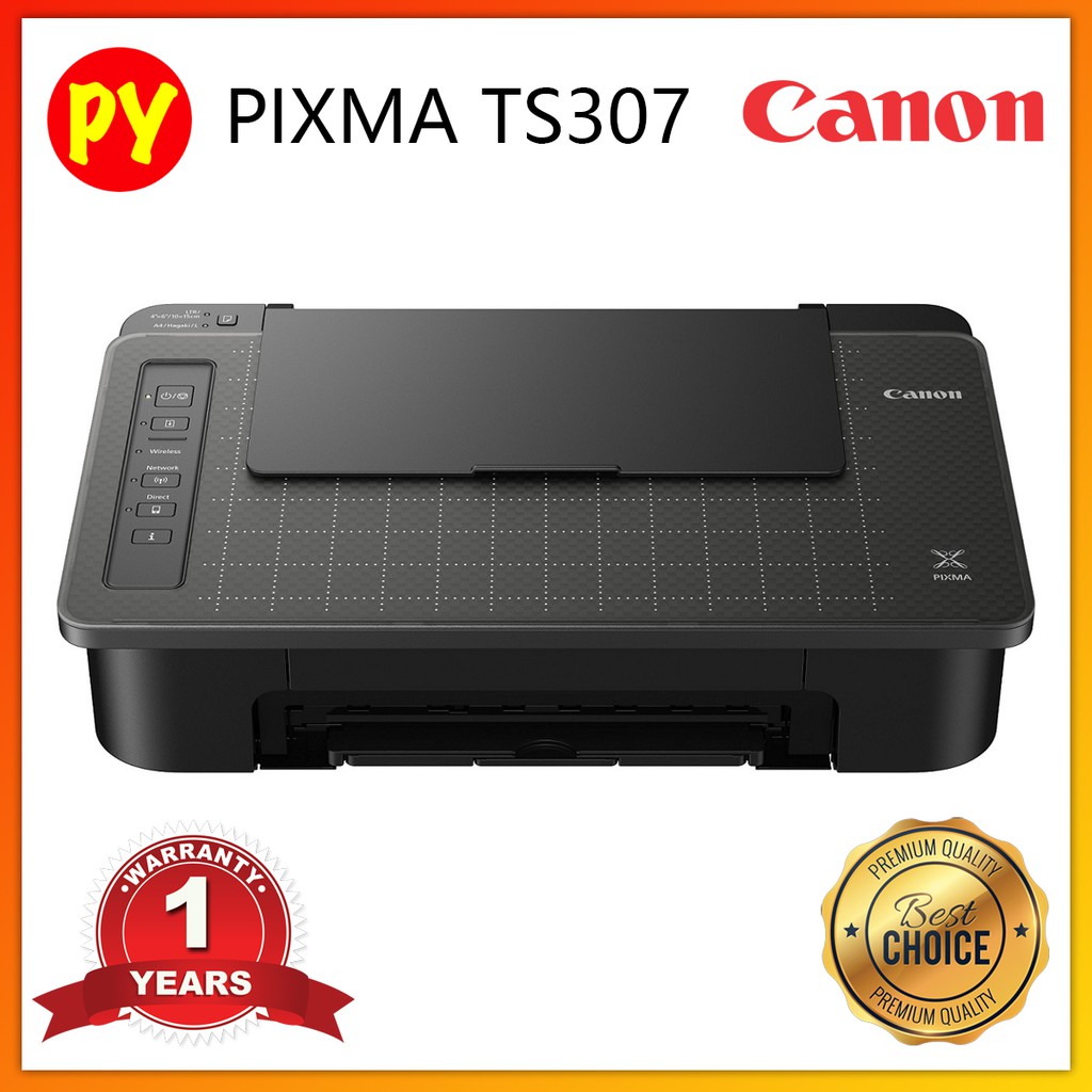 Canon PIXMA TS307 Wireless Single Function Inkjet Color Printer (Wifi ...