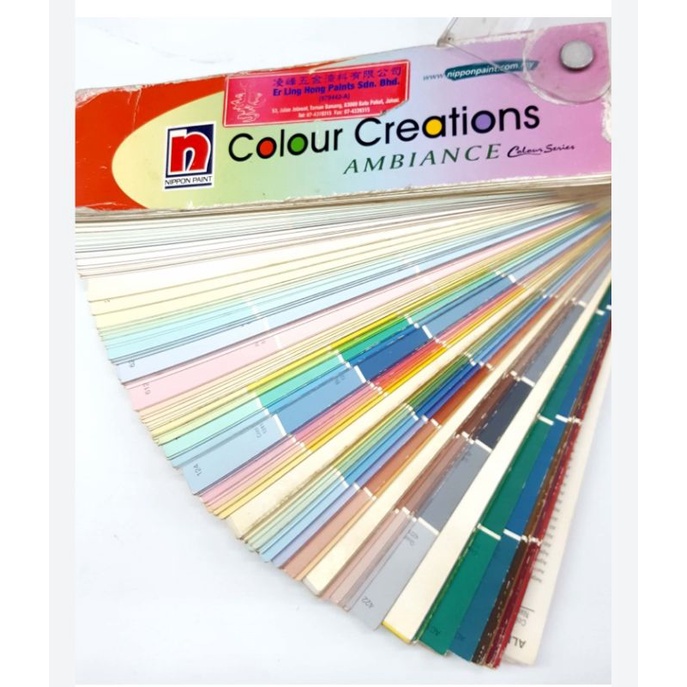 Used Colour Fandex Paint Catalogue Buku Cat Jotun Nippon Seamaster ...
