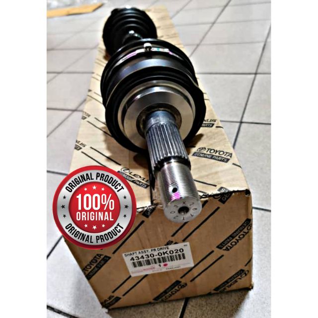 43430-0K020 TOYOTA DRIVE SHAFT HILUX KUN25 KUN26 2006