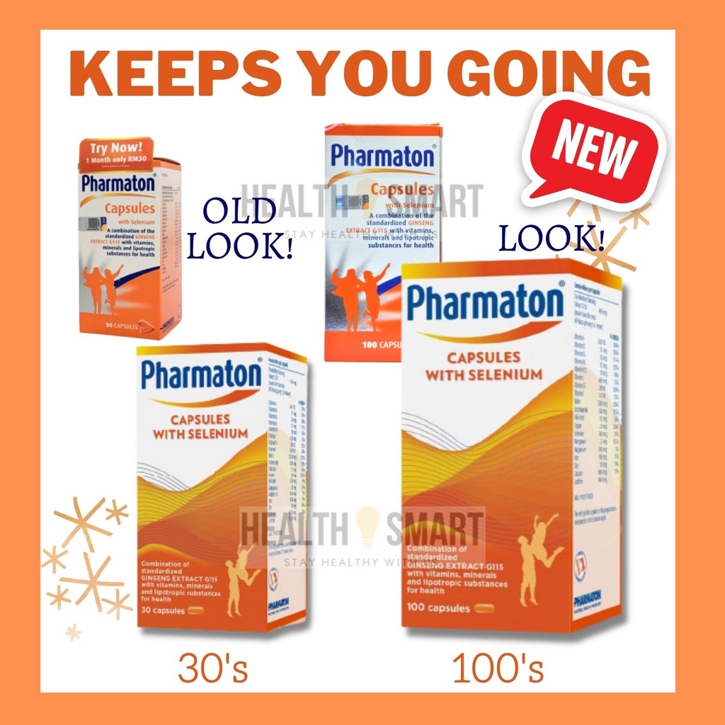 Pharmaton Capsules 100's / Pharmaton 30's | Shopee Malaysia