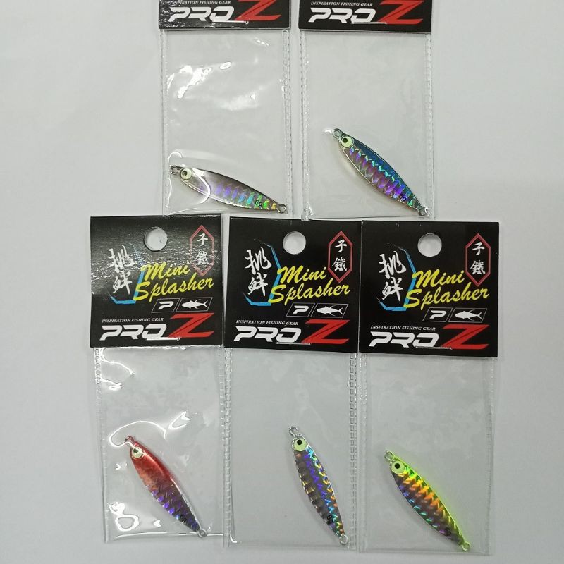 PRO Z MINI SPLASHER LASER JIGGING LEAD METAL JIG SLOW JIGGING/TROLLING ...