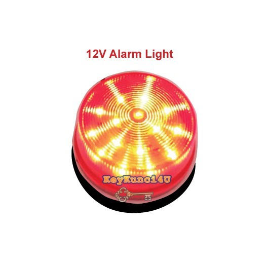 Alarm Strobe Light 12V Red LED for Alarm Sense Security Machine Sense ...
