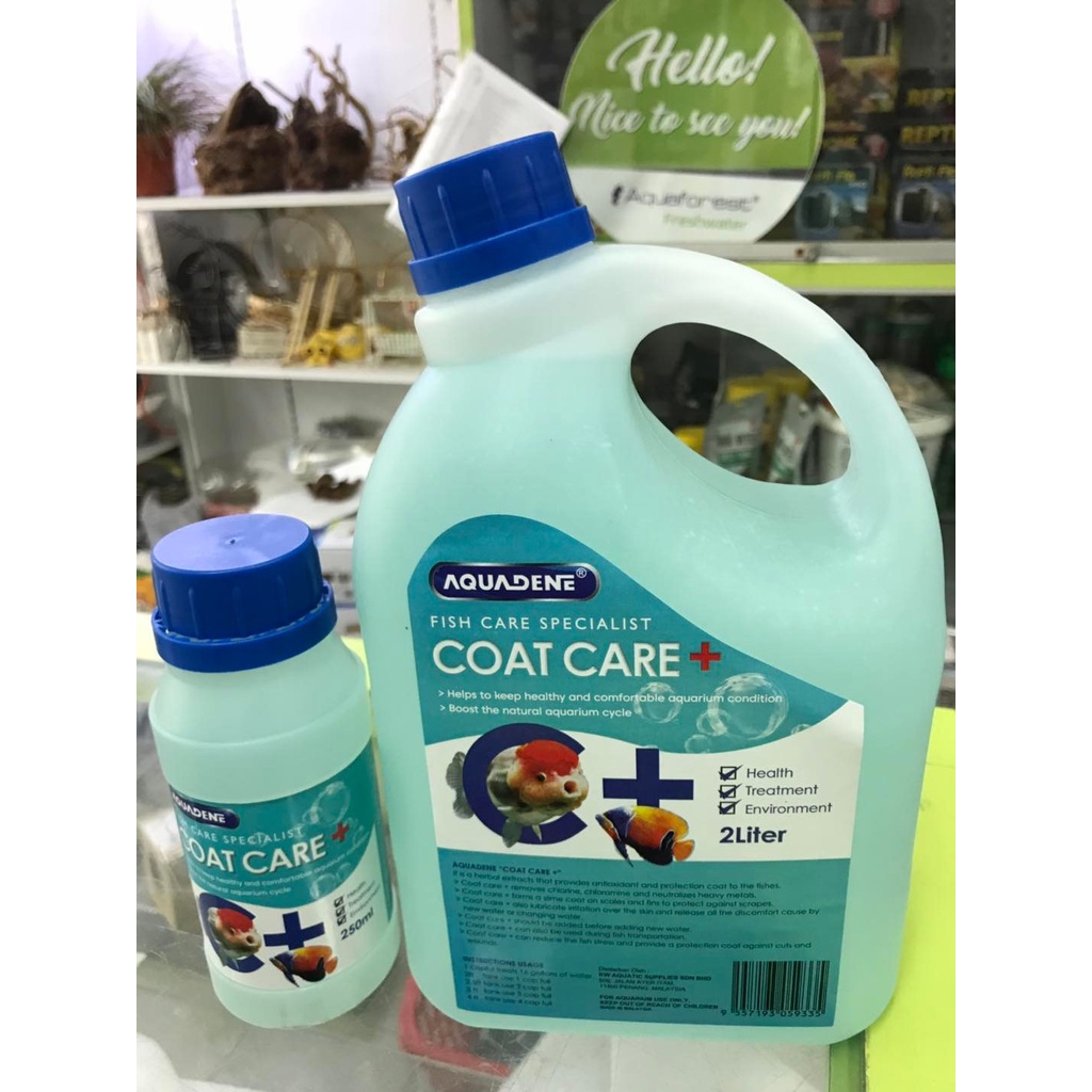 Aquadene Coat Care Plus Anti Chlorine Water Conditioner 250ml / 2L ...