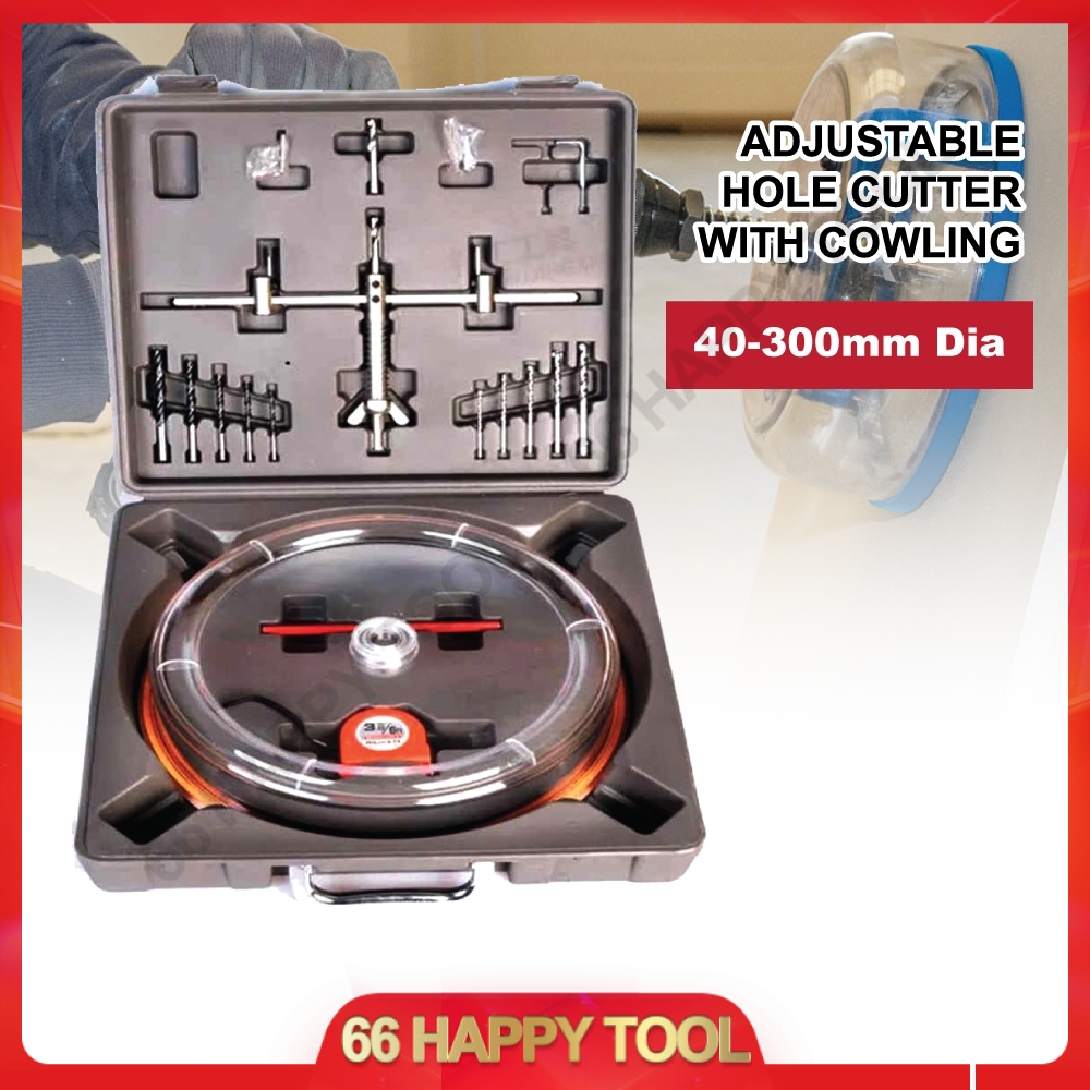 40-300mm Adjustable Hole Cutter With Cowling Ready Stock Multifunction ...