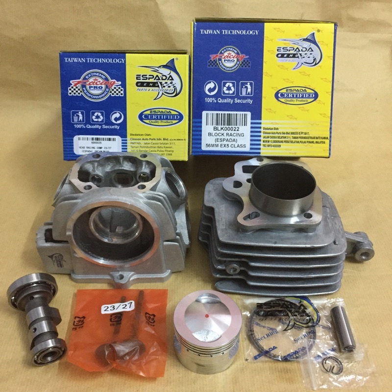 EX5 CLASS 1 / DEMAK 110 / SYM BONUS SPORT MR3 COMBO SET ESPADA RACING ...