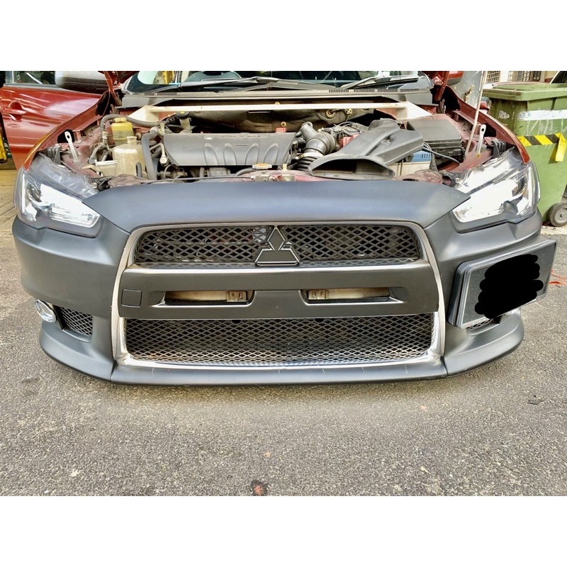 Mitsubishi Lancer GT Proton inspira EVO 10 X V1 bodykit body kit front ...