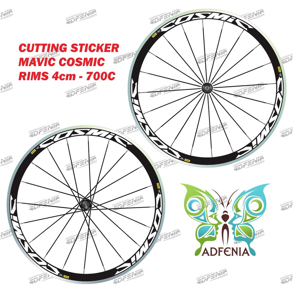 Cutting Sticker Mavic Cosmic SL Rims 4 cm wide Cutting Sticker Rims ...