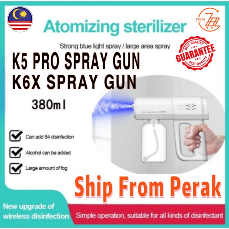 K5 Pro/K6X Nano Mist Spray Gun Sanitizer Wireless Handheld Portable ...