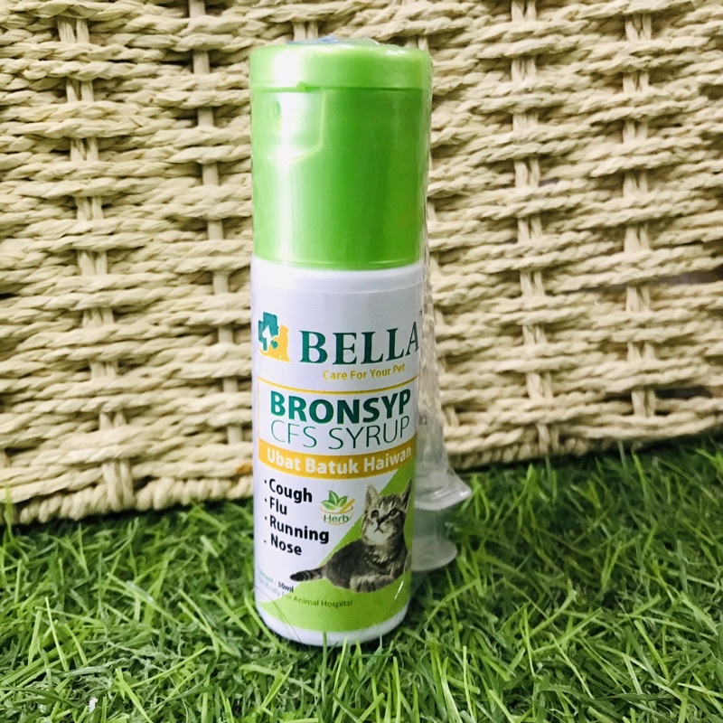 BRONSYP AFS SYRUP (ubat selsema kucing 30ml) | Shopee Malaysia
