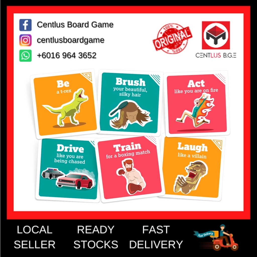 [Centlus] On a Scale of One to T-Rex Card Game | Shopee Malaysia