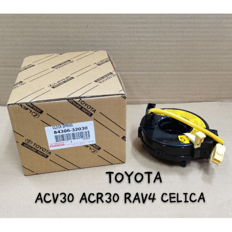 CLOCK SPRING TOYOTA ACV30 ACR30 RAV4 CELICA 84306-32030 | Shopee Malaysia
