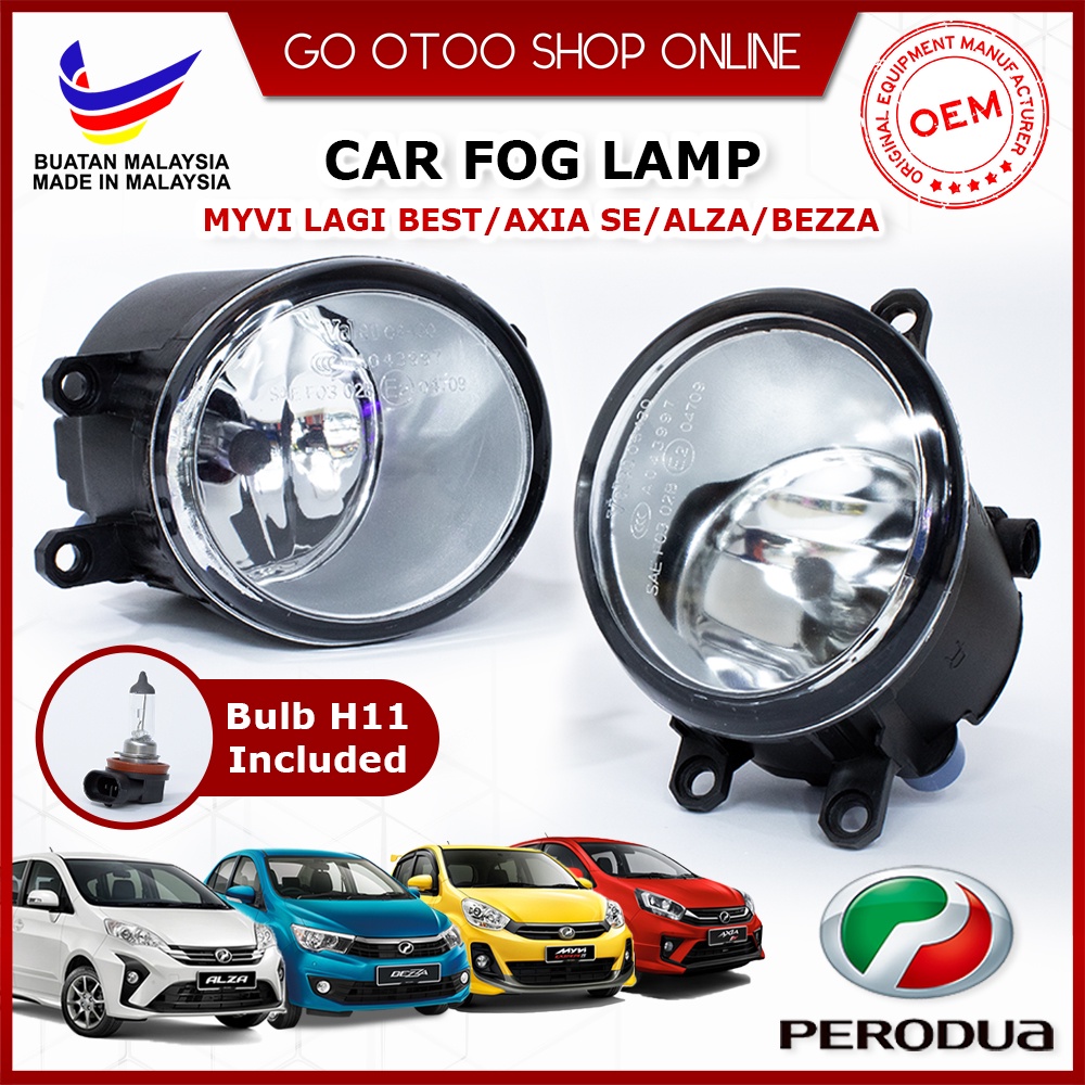 Perodua Bezza / Myvi 2012 - 2021 / Alza 2014 / Axia Se 】Sport Light ...