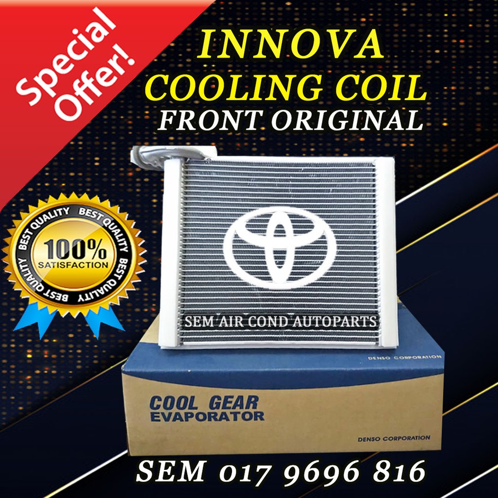 TOYOTA INNOVA 2005-2008 COOL GEAR FRONT/ DEPAN COOLING COIL/ EVAPORATOR ...