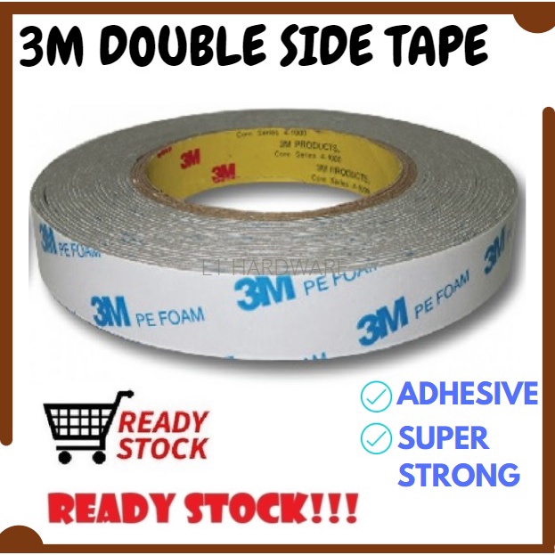 3M Original Super Strong High Performance Double Side Tape PE Foam Tape Double Sided Tape ...