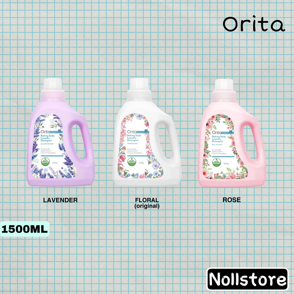 ORITA Baking Soda Laundry Detergent (1500ml) | Shopee Malaysia