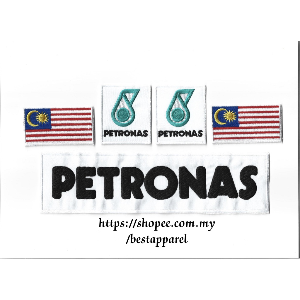PETRONAS LOGO | MALAYSIA FLAG | PETRONAS WORDING | PATCH BADGE BATCH ...