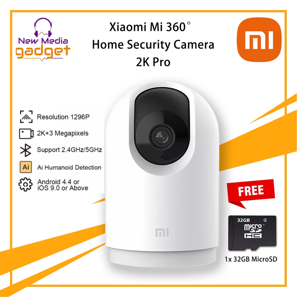 Xiaomi Mi CAM 360° Home Security Camera 2K Pro | Shopee Malaysia